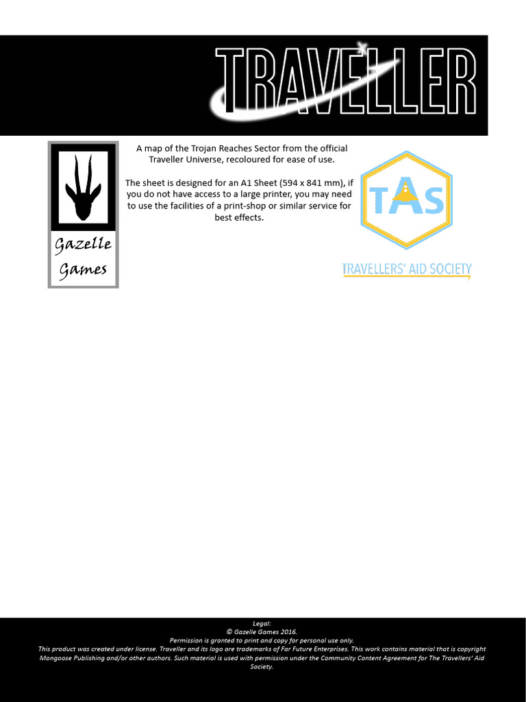MGT 2E - The Trojan Reach Sector Map | Download Free PDF | Intellectual ...