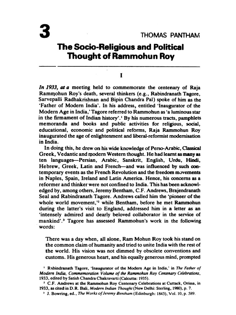 Thomas Pantham | PDF