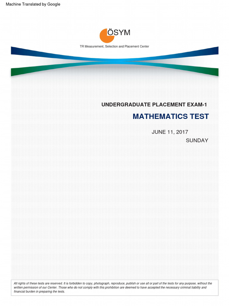 Turkey Test | PDF | Area | Polynomial