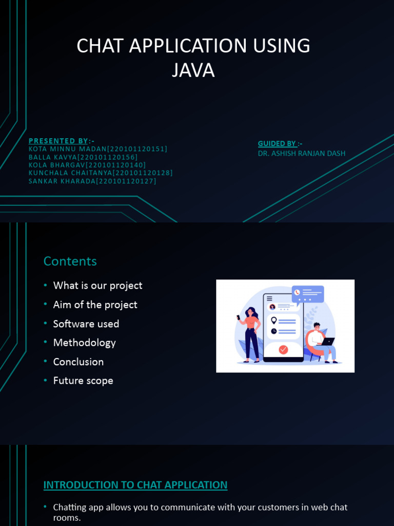 Chat Application | Download Free PDF | Application Software | Java (Programming Language)