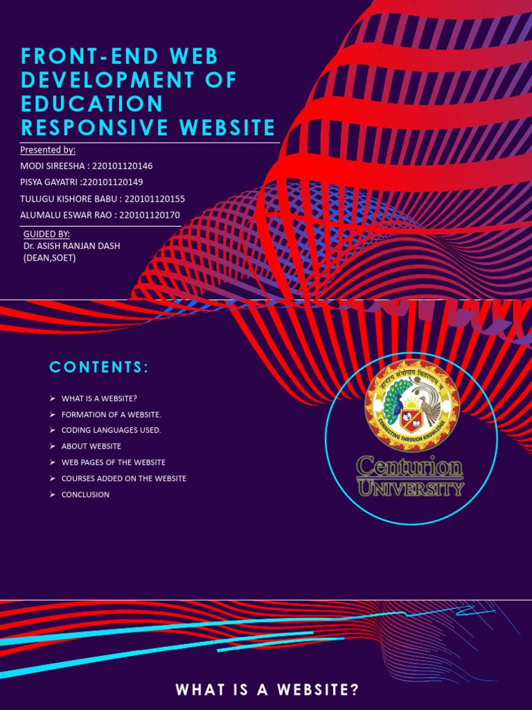Education Responsive Website | PDF