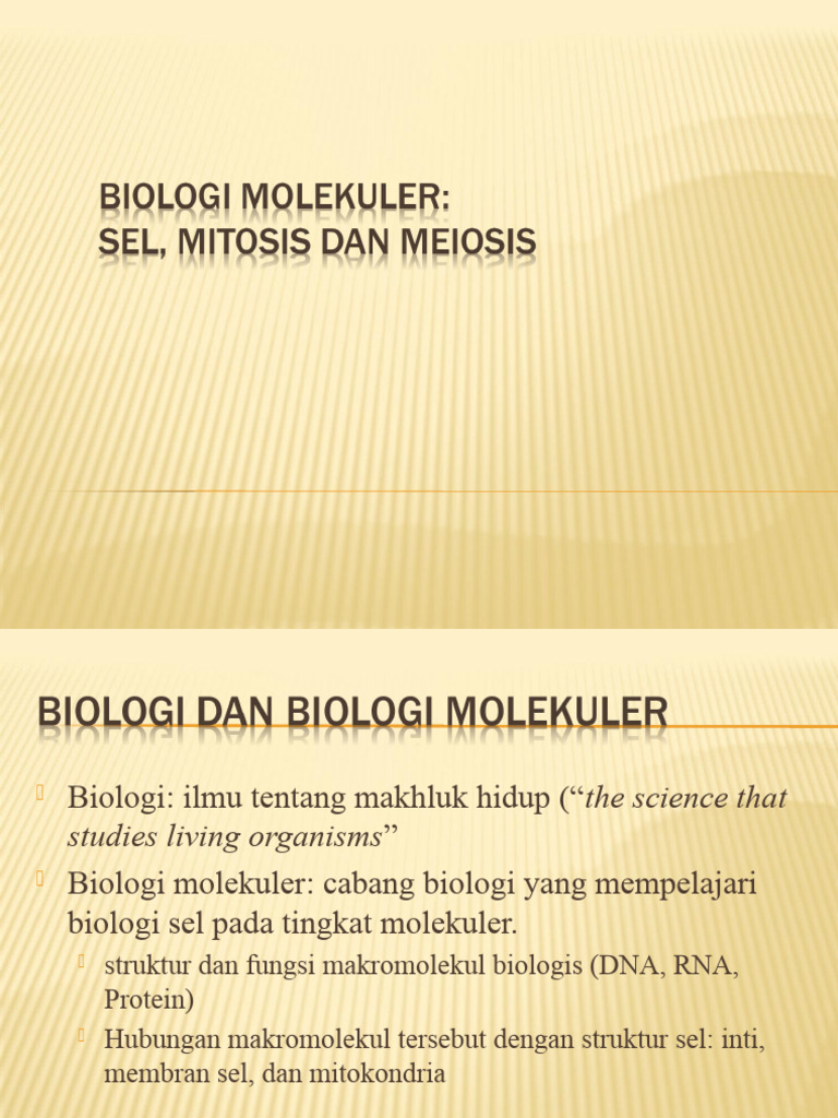 Biomol FKH 2022 Hari 1 | PDF