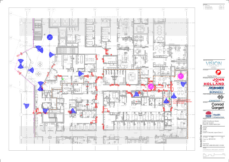 SHR-HEY-ASB-DRG-SEC-101002 Level 01 Security Layout Zone 2 | PDF