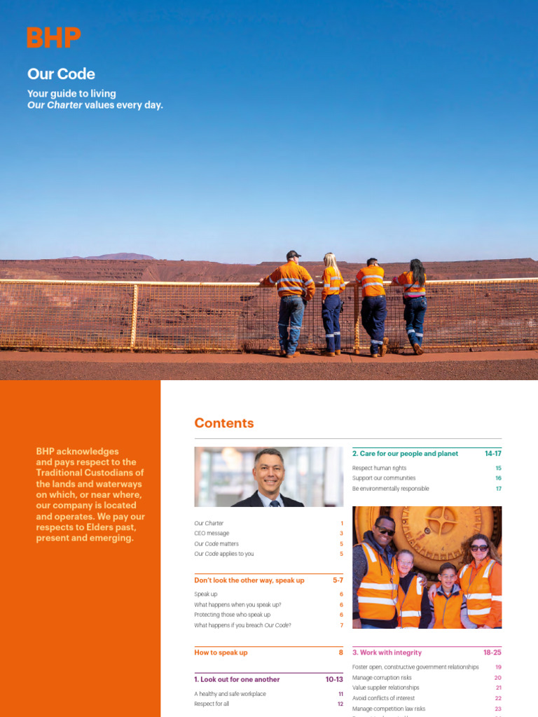 BHP Our Code English | PDF