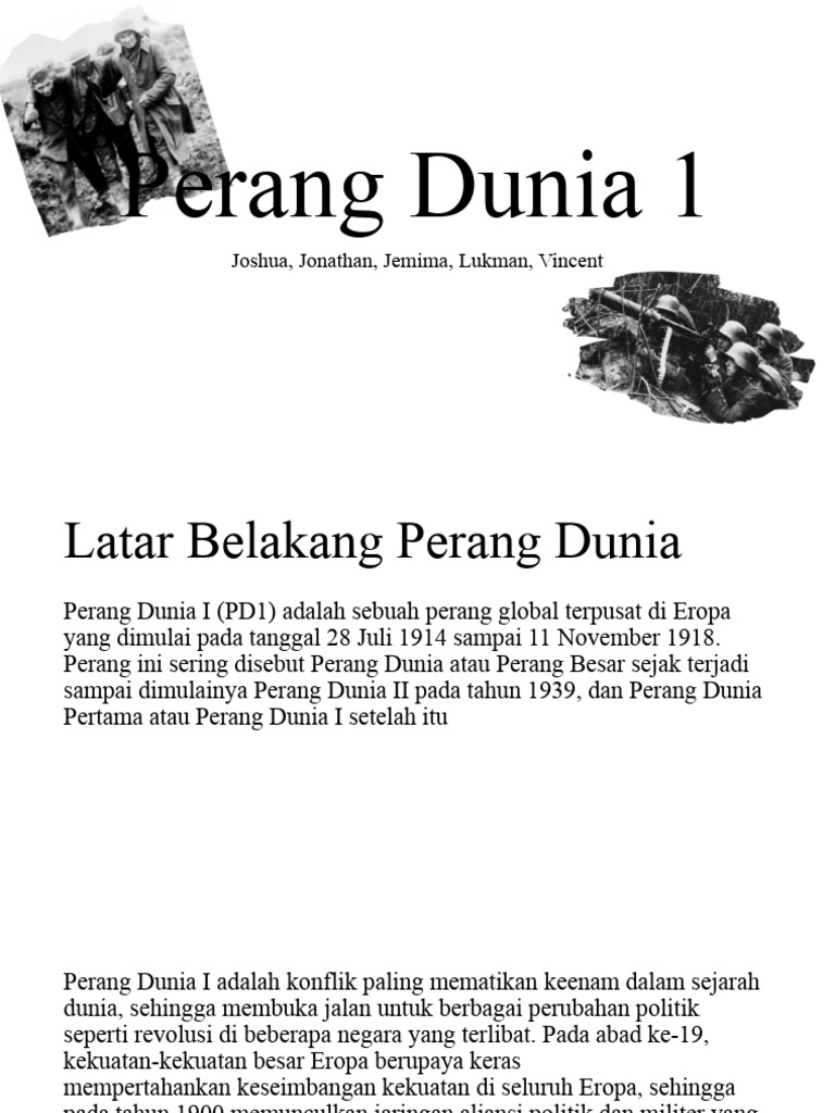 Perang Dunia 1 | PDF