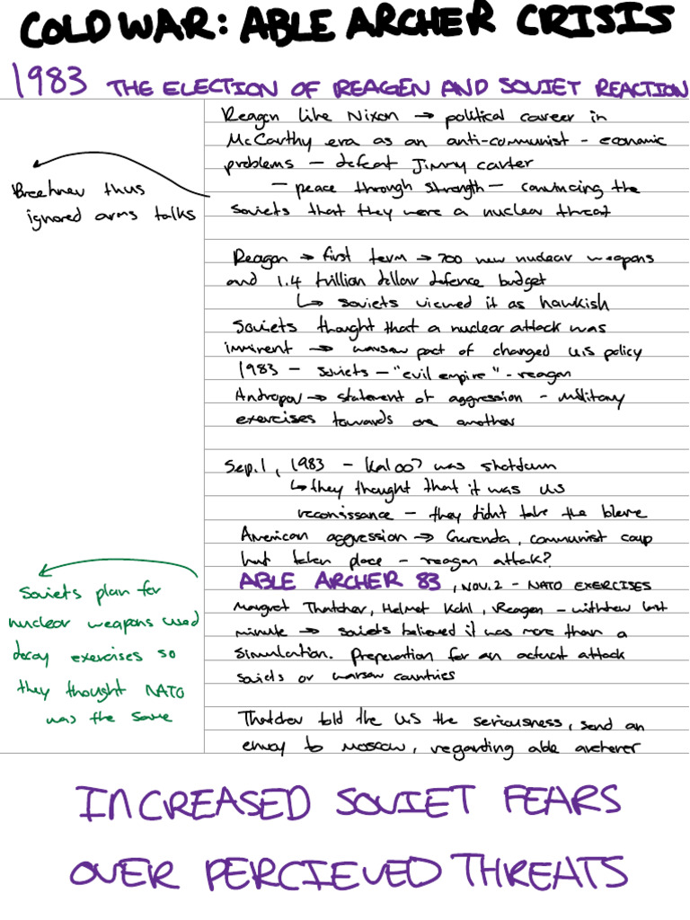 Cold War Notes 1 | PDF | Soviet Union | World Politics