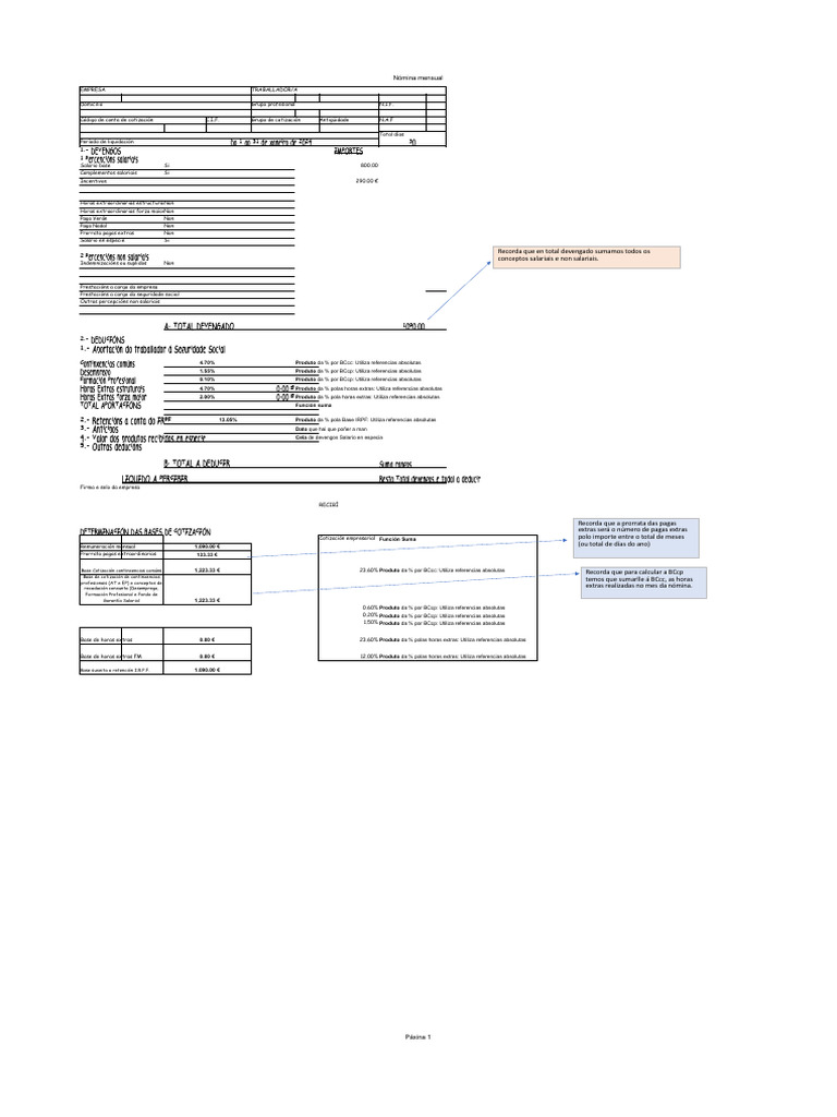 Exercicio 15.1 Nomina | PDF