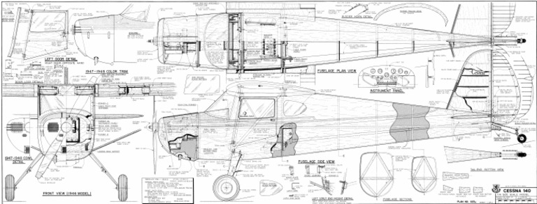 Cessna 140 Oz6036 | PDF