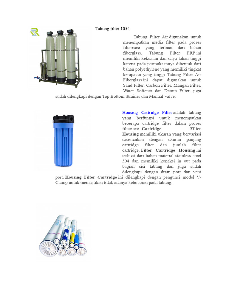 Tabung Filter 1054 | PDF