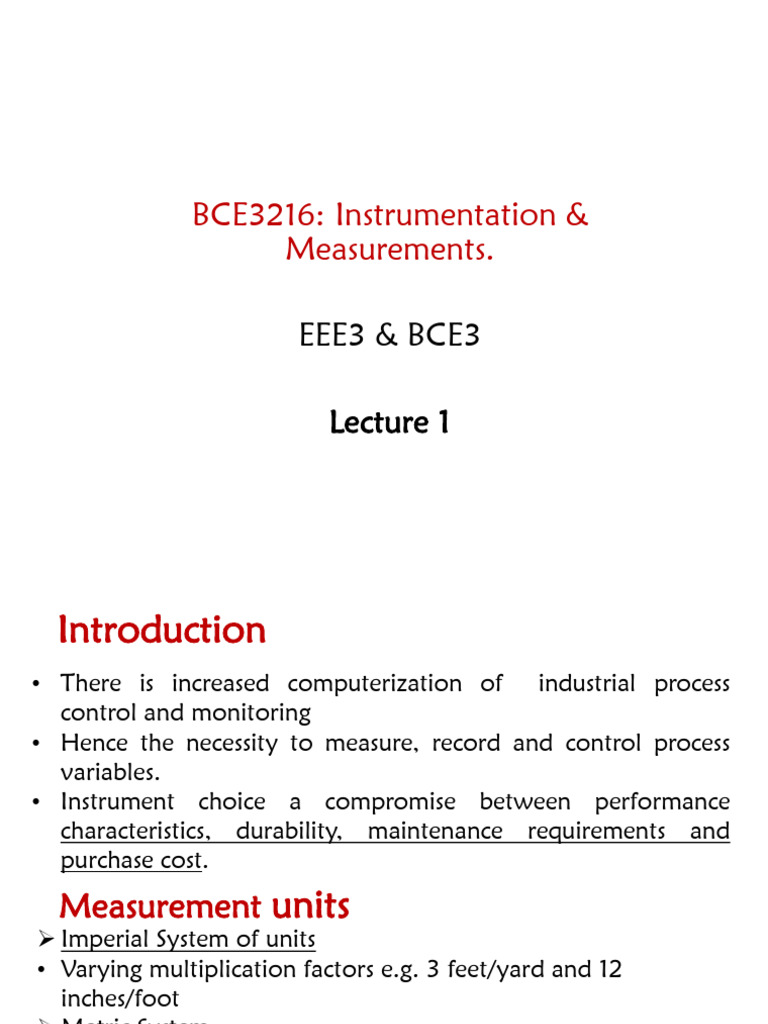 Instrumentation 1 Introduction Pdf Accuracy And Precision Engineering Tolerance