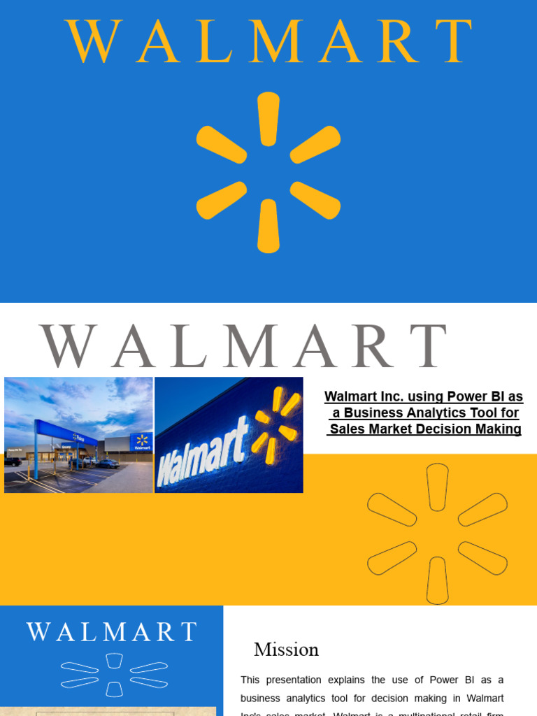 Walmart BI | PDF | Analytics | Walmart