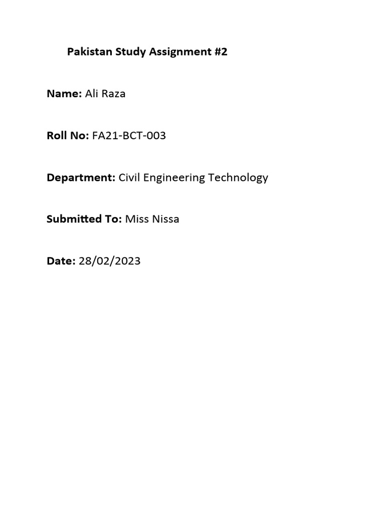 Pak Study | PDF