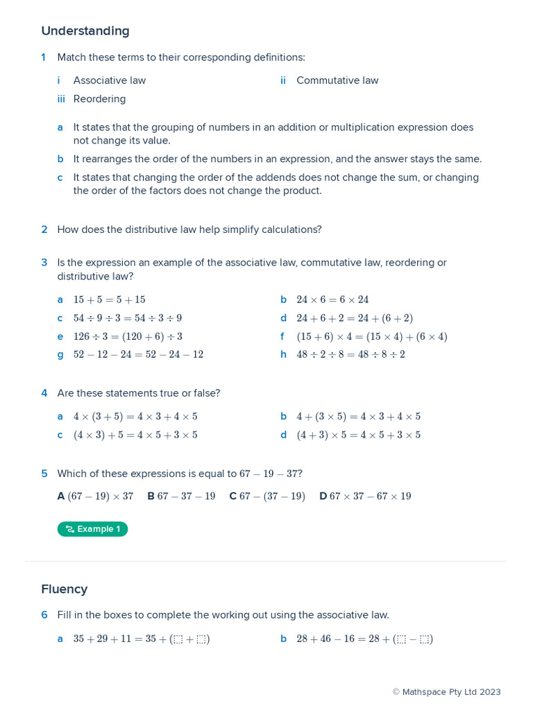 CHAP2NUMBERPROPERTIES | PDF | Factorization | Area