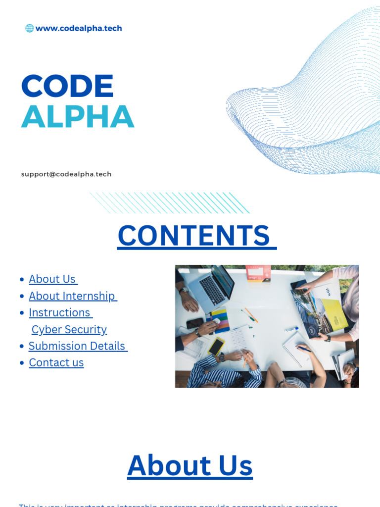 Cyber Security Codealpha 1ST Task | PDF
