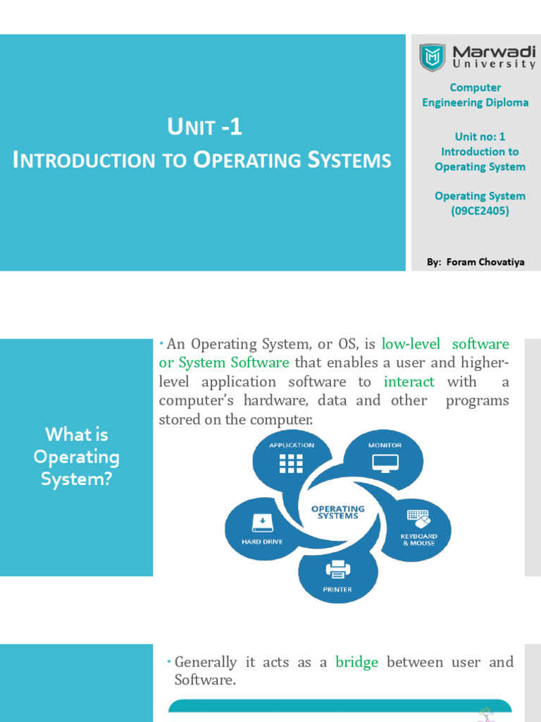Unit1pdf 2024 01 01 09 02 09 | PDF | Kernel (Operating System) | Operating System