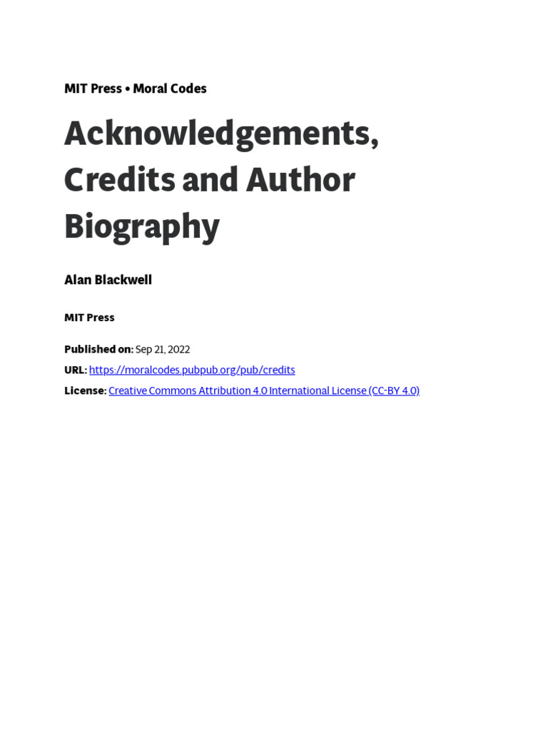 Moral Codes ch0 | PDF