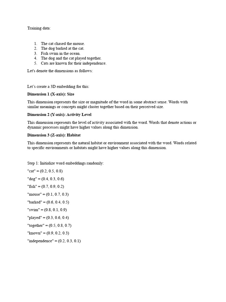 Word Embeddings Example | PDF | Teaching Methods & Materials