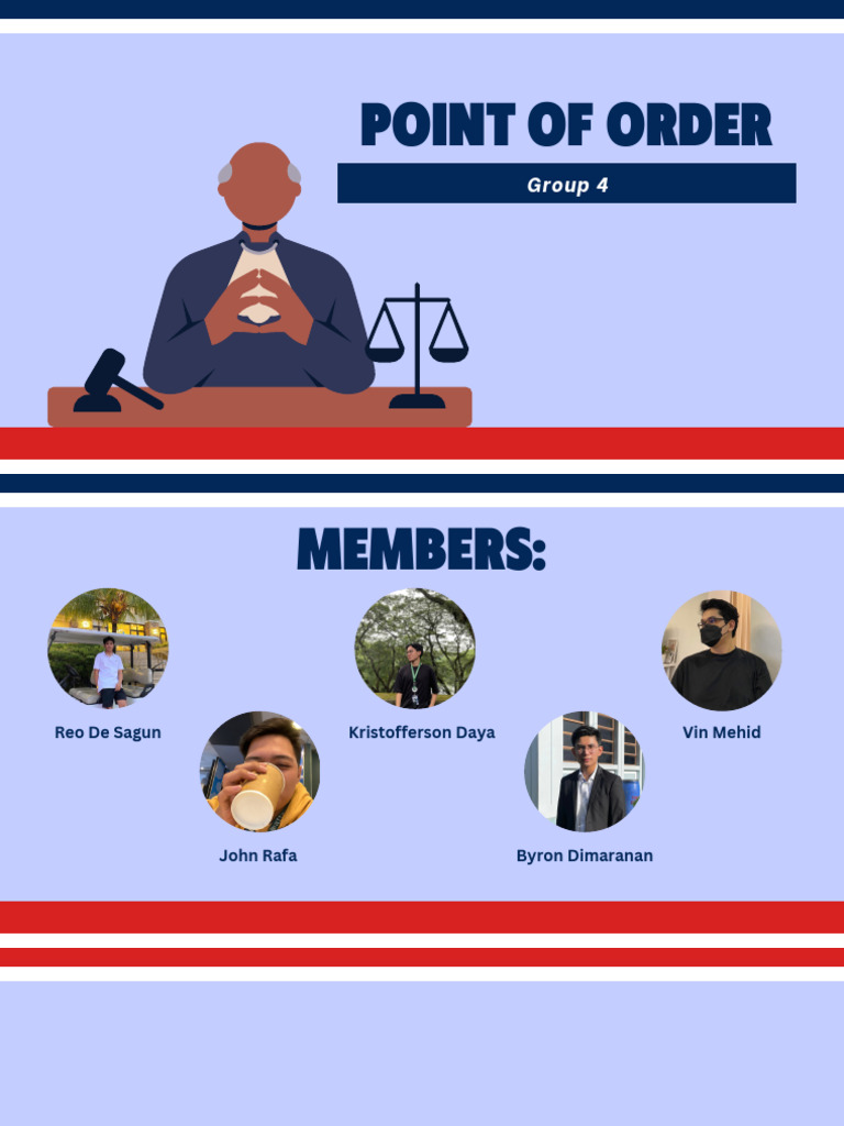 Understanding Points of Order | PDF | Justice | Crime & Violence