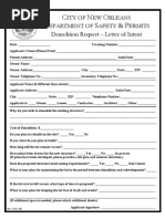 Sample Request Letter For Demolition of Building | PDF | Communication