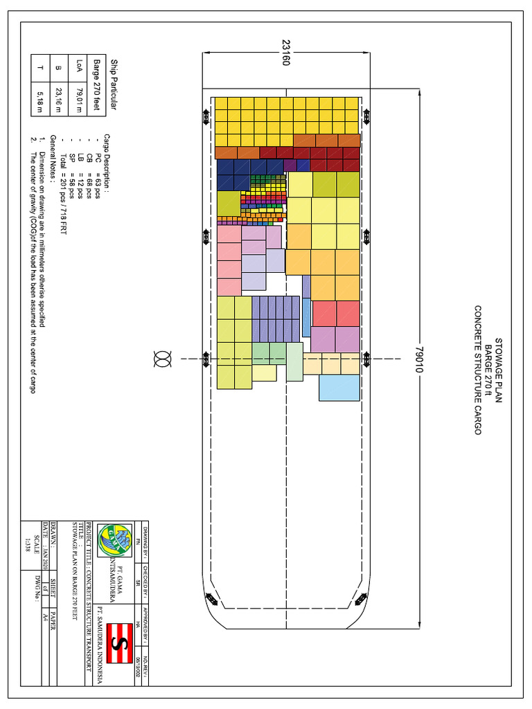 03022020-Stowage Plan Concrete Structure Transport-Concrete Structure ...