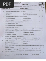 INTSO - MTSO - Grade-5 - Practice Paper-1 - 2024 | PDF | Arithmetic ...