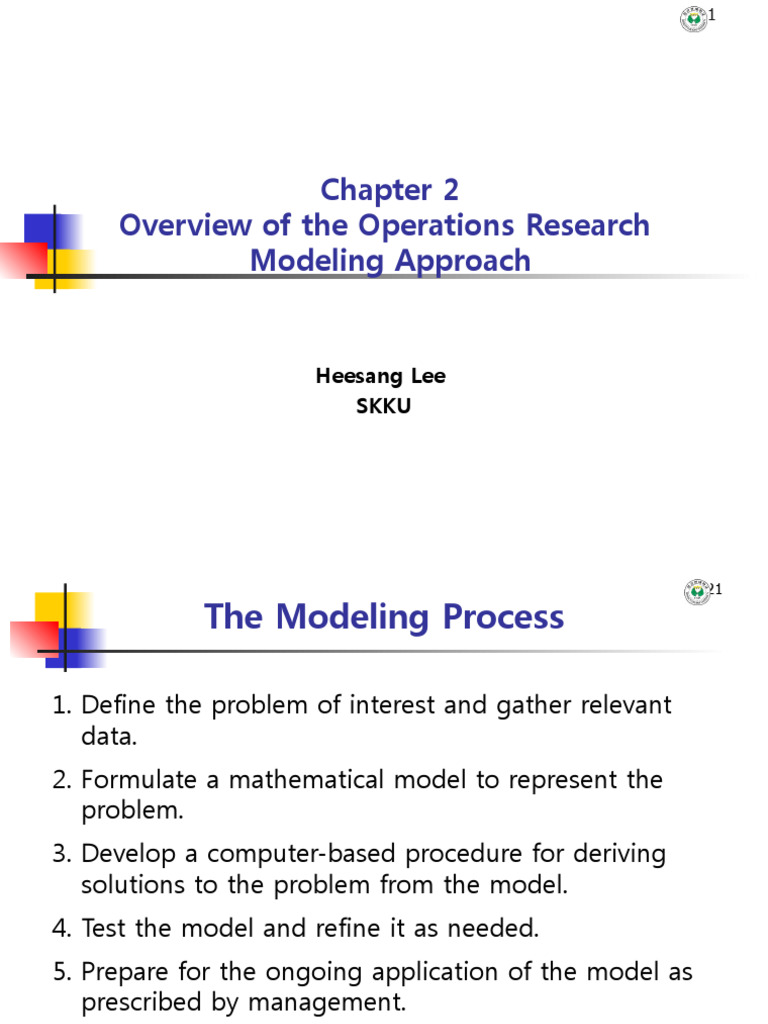 CH 02 Modeling | PDF | Sensitivity Analysis | Heuristic