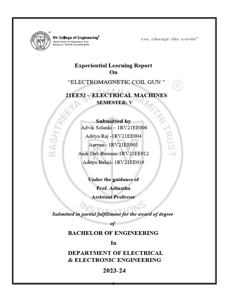 EM Report | PDF | Inductor | Capacitor