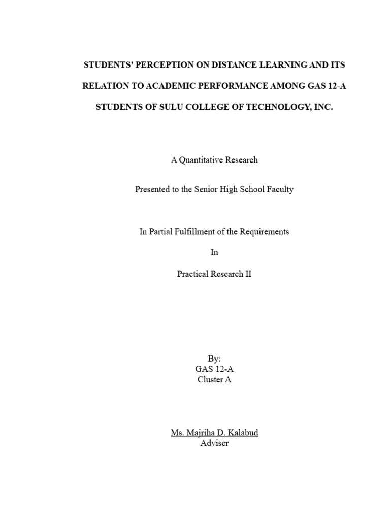 Title - Appendices | PDF | Philippines