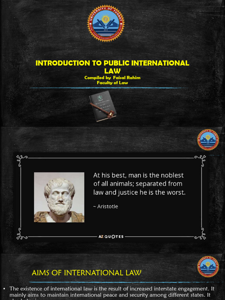 Public International Law - 2 | PDF | International Law | Treaty