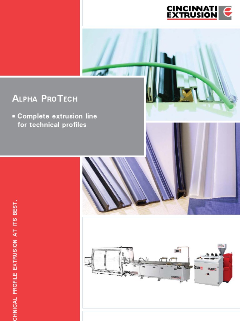 Cincinati-Alpha Protech Leaflet 02 | PDF | Extrusion | Pump