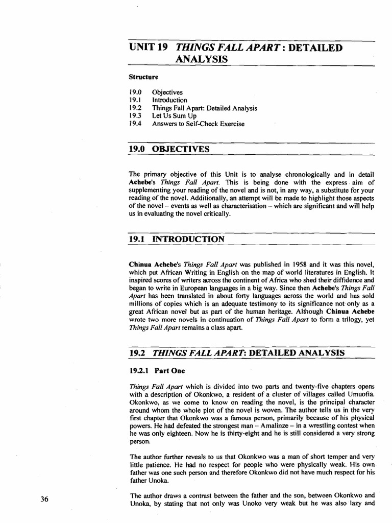 Things Fall Apart | PDF