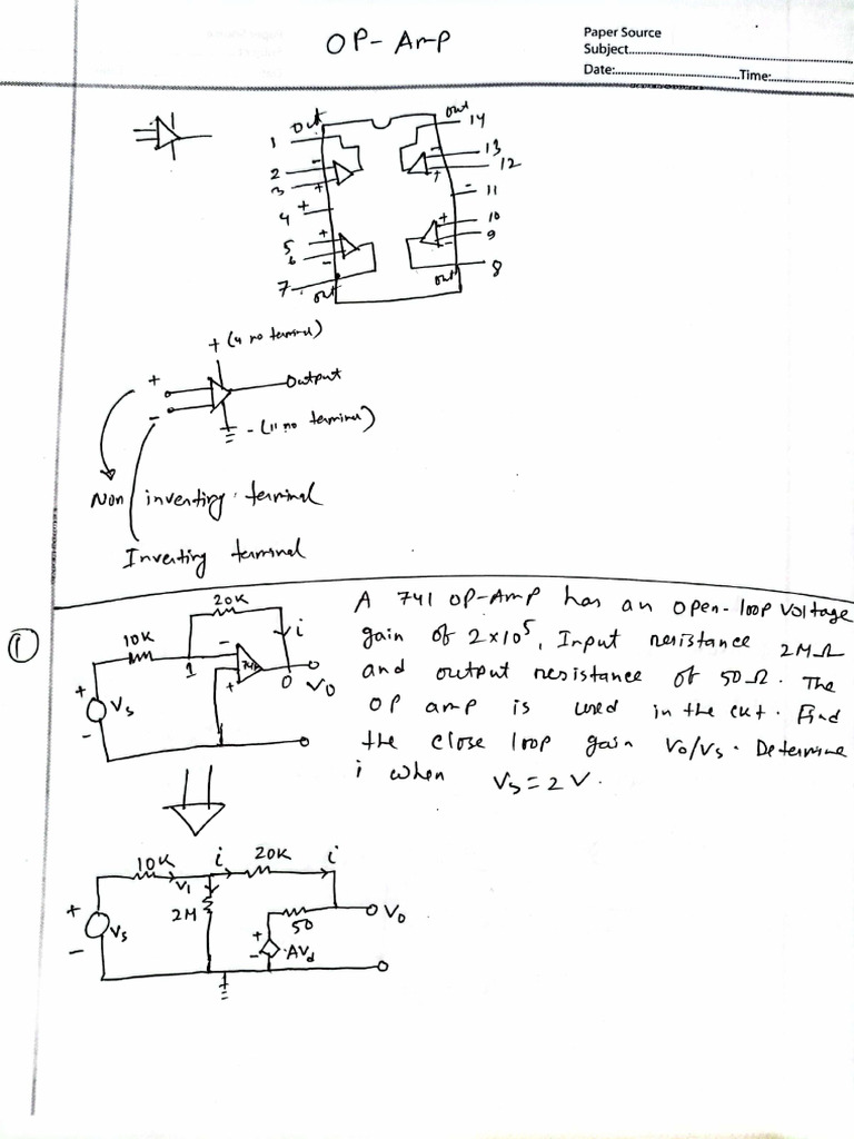 Op Amp Transistor Diode Ac Current | PDF