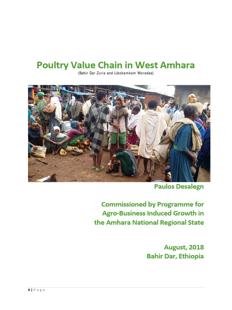 Poultry Value Chain Analysis Sept 2018 | PDF