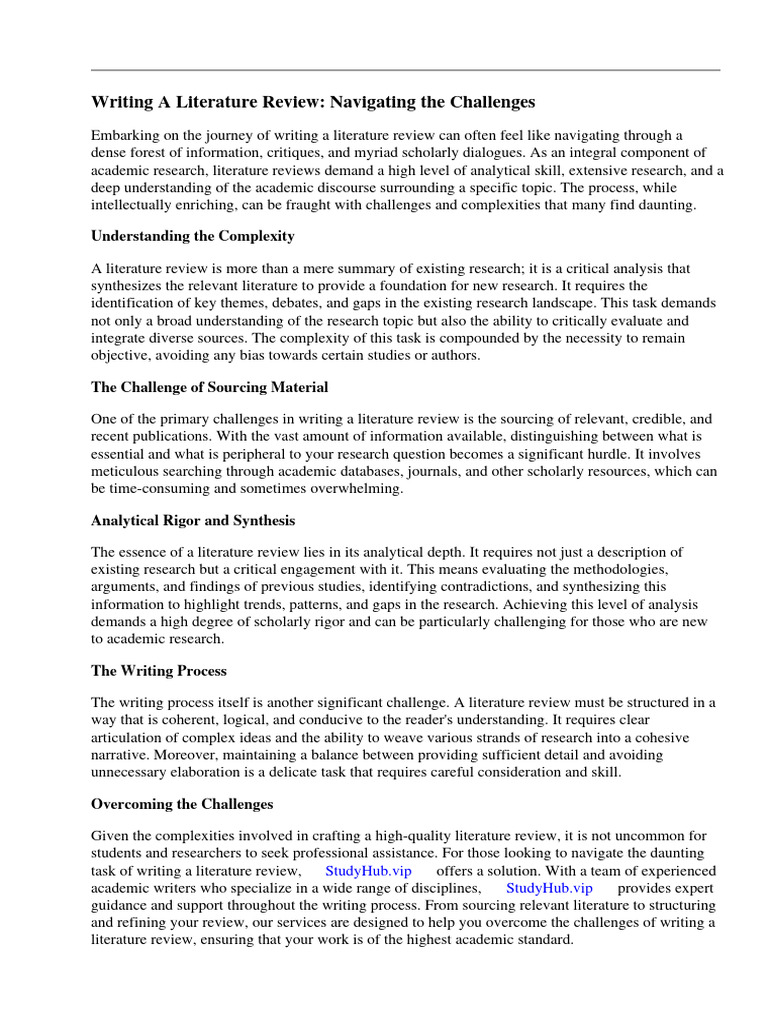 Writing A Literature Review Source Language Center Asian Institute of ...