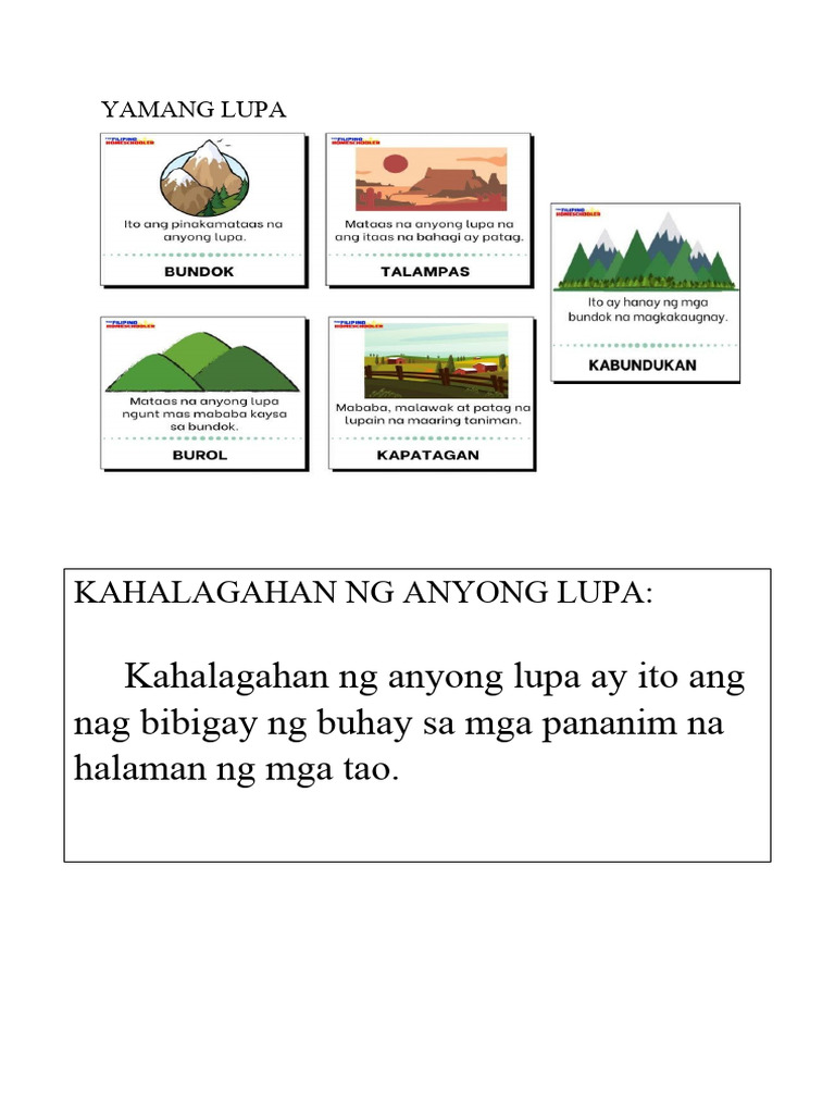 Yamang Lupa | PDF