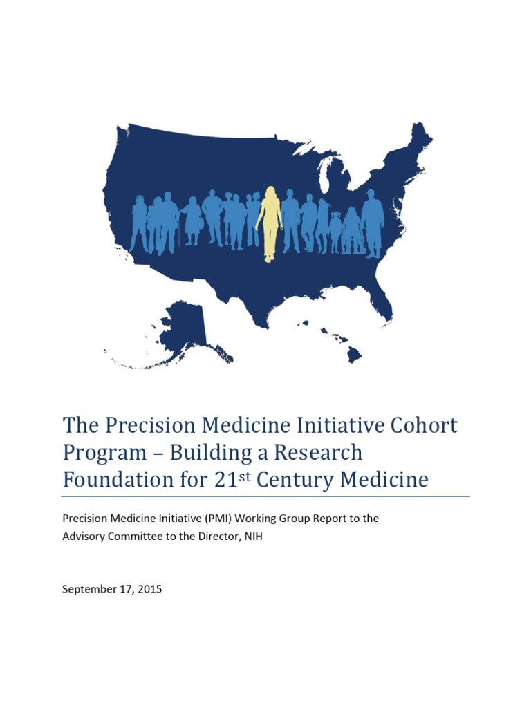Pmi Working Group Report 20150917 2 | PDF | Personalized Medicine ...