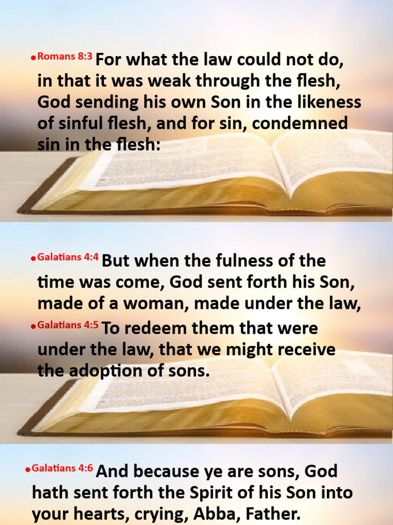 God Sending His Own Son | PDF | Jesus | God The Father