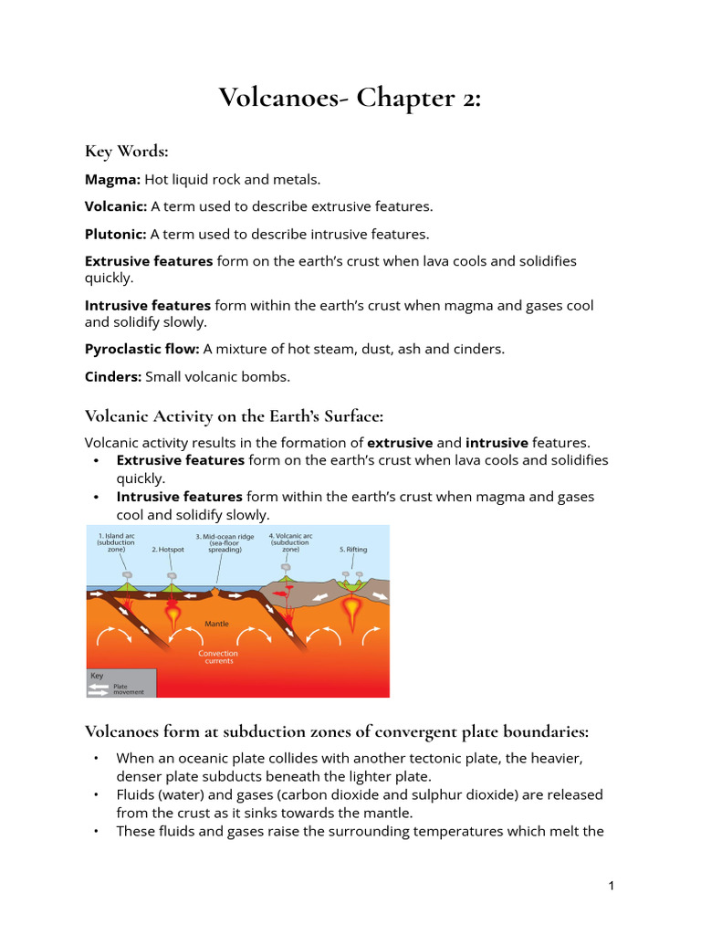 Volcanoes - Chapter 2 | PDF | Volcano | Magma