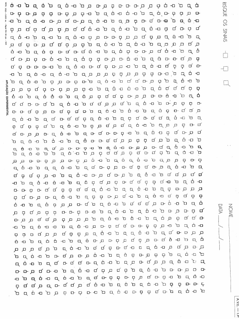 Toulouse-Pierón 3 Sinais - Folha de Teste | PDF