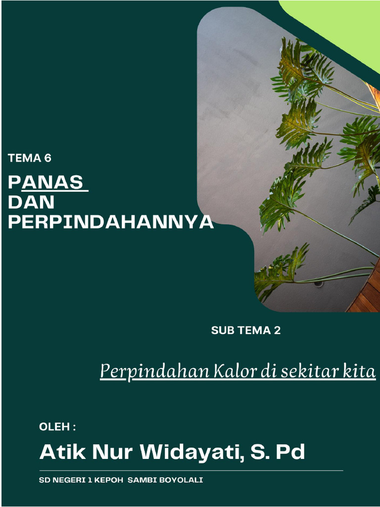 Bahan Ajar - Atik Nur Widayati - sd1 | PDF