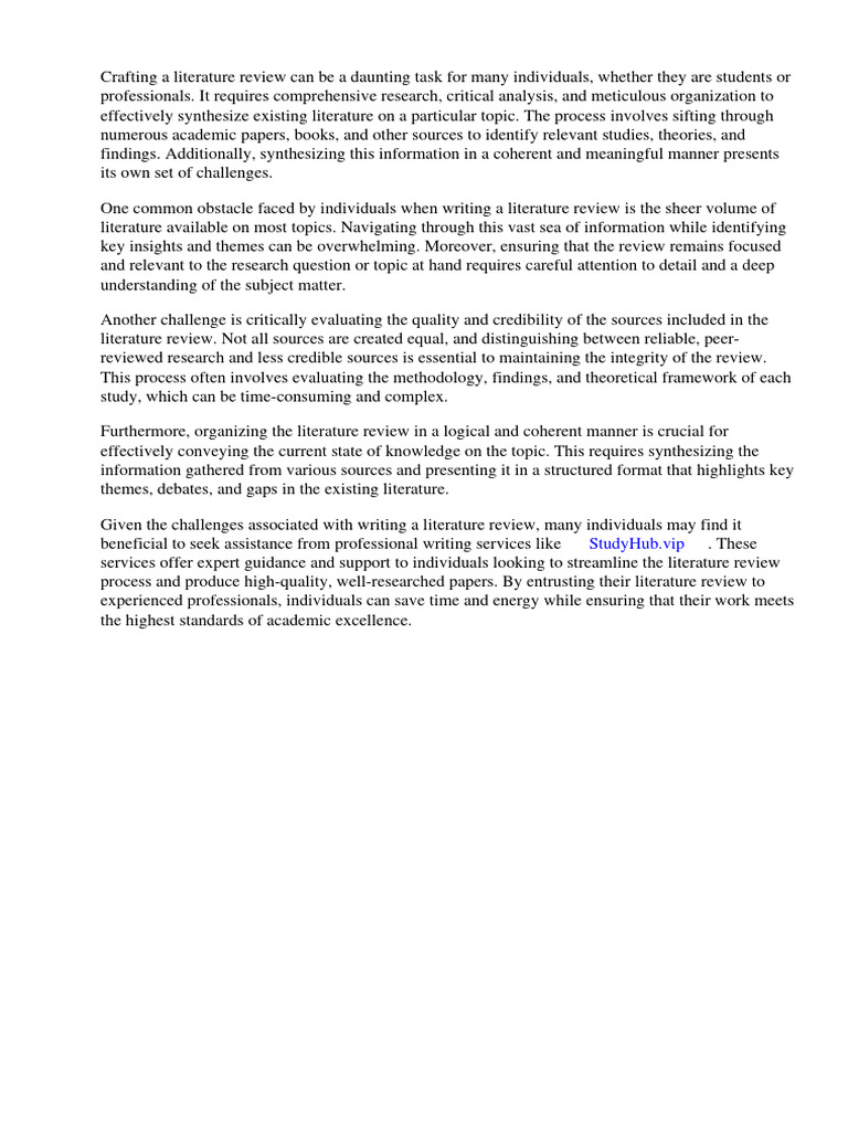 Example of Literature Review Owl | PDF | Cancer | Bibliography