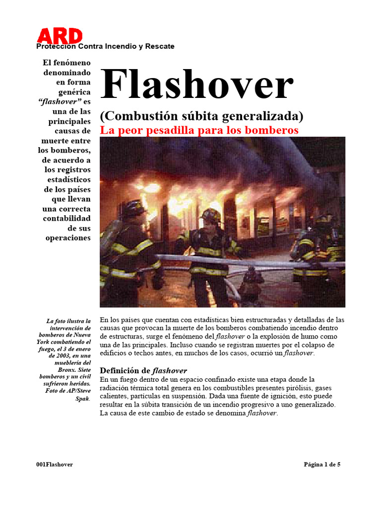 Flashover | PDF