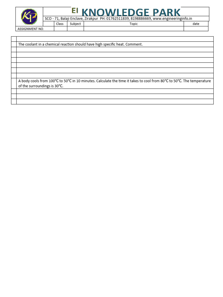 T. Thermal Properties of Matter | PDF