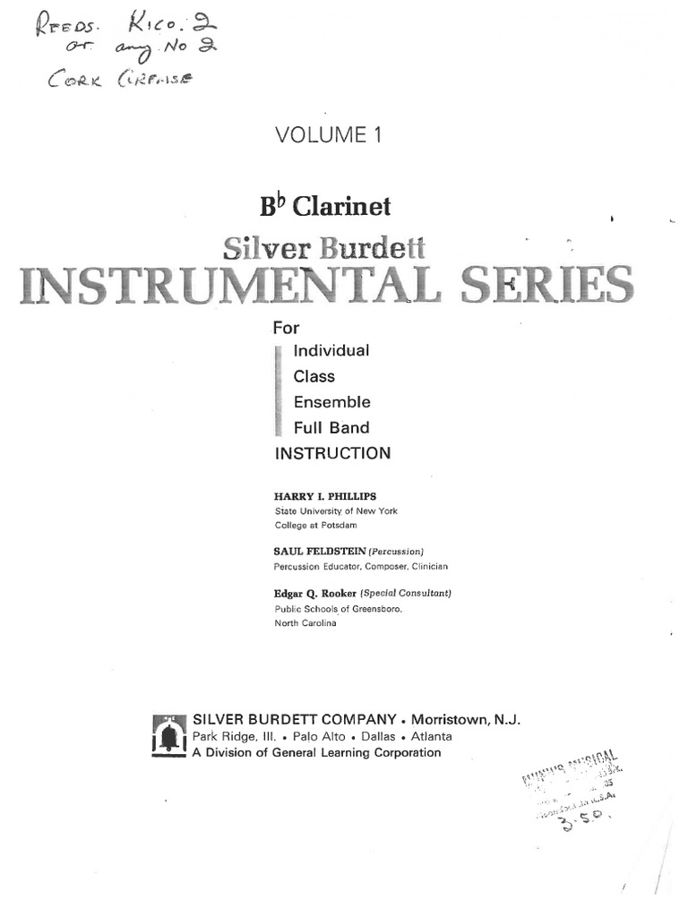 Klarinet Silver Burdett | PDF