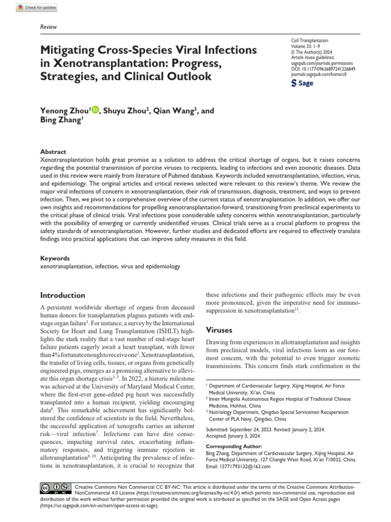 Zhou Et Al 2024 Mitigating Cross Species Viral Infections in ... Zhou Et Al 2024 Mitigating Cross Species Viral Infections in ...