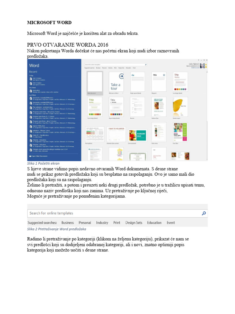 Word Prirucnik | PDF