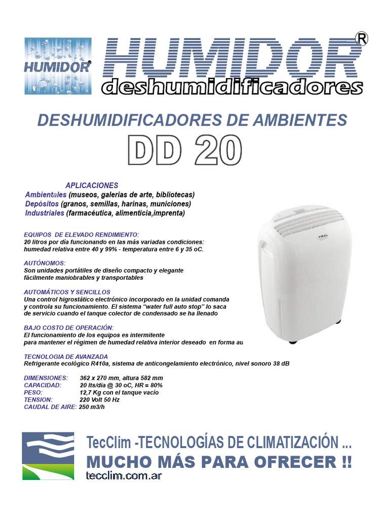 Folleto Humidor dd20-1 | PDF
