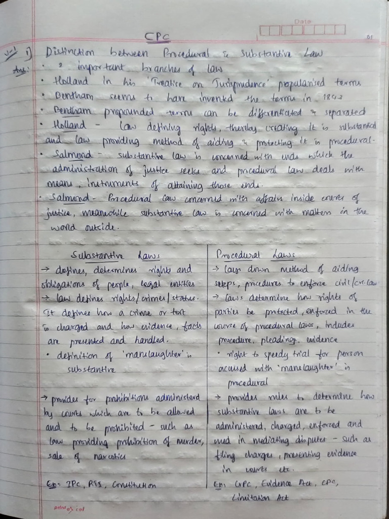 CPC Full Revision Notes | PDF