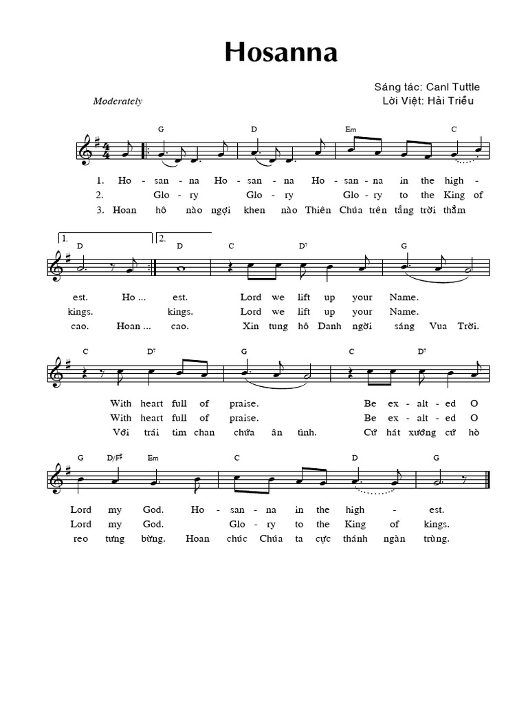 Hosanna | PDF