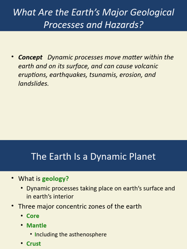 1c.p-Earth Processes An Introduction | PDF | Earth Sciences | Rock ...